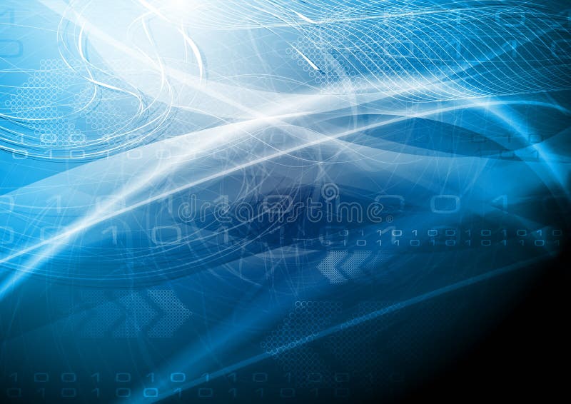 Hi-tech Globe Mosaic Composition Stock Illustration - Illustration of ...