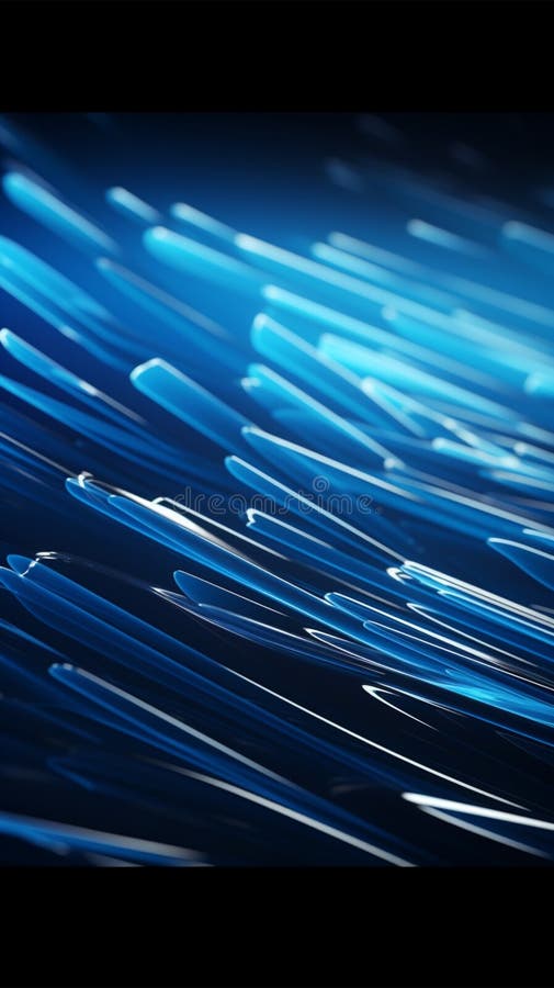 Blue Tech Lines and Layers with Dark Gradient Background Stock ...