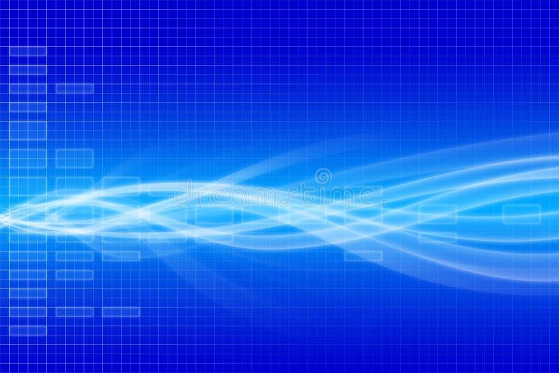 Blue technical background stock illustration. Illustration of grid ...