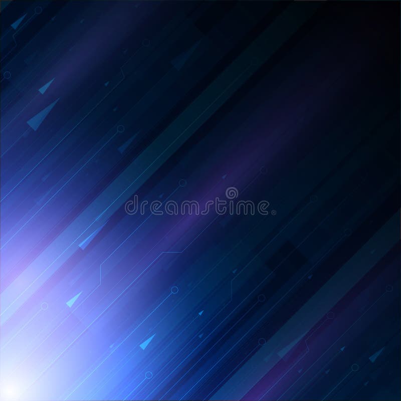 Blue Technical Background stock vector. Illustration of abstract - 78363385