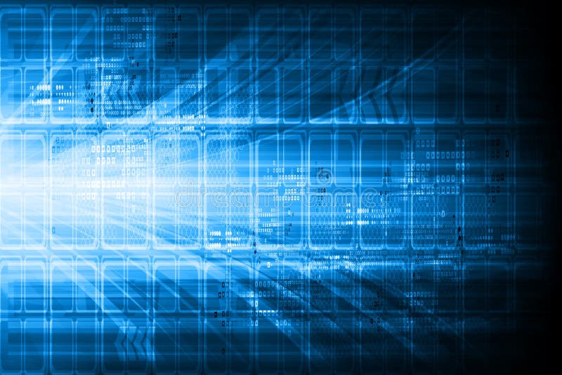 Blue technical design stock vector. Illustration of arrow - 21305104