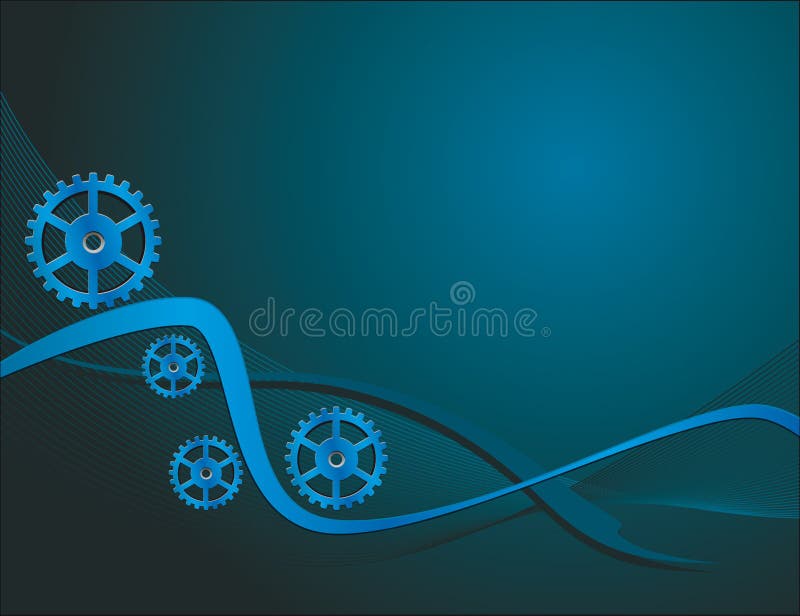 Blue Technology background stock vector. Illustration of creativity ...
