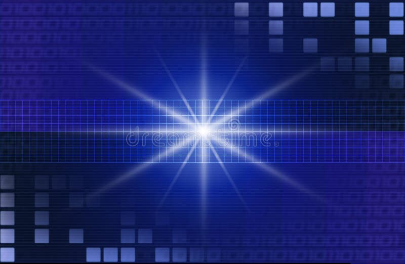 Blue Technology Background stock illustration. Illustration of abstract ...