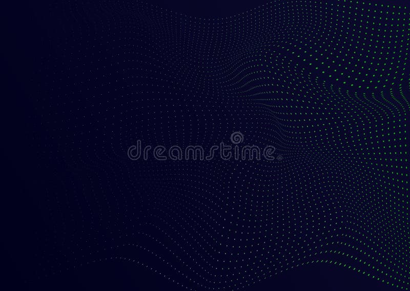 Blue Technology Background Abstract Dotted Pixel Element Network ...