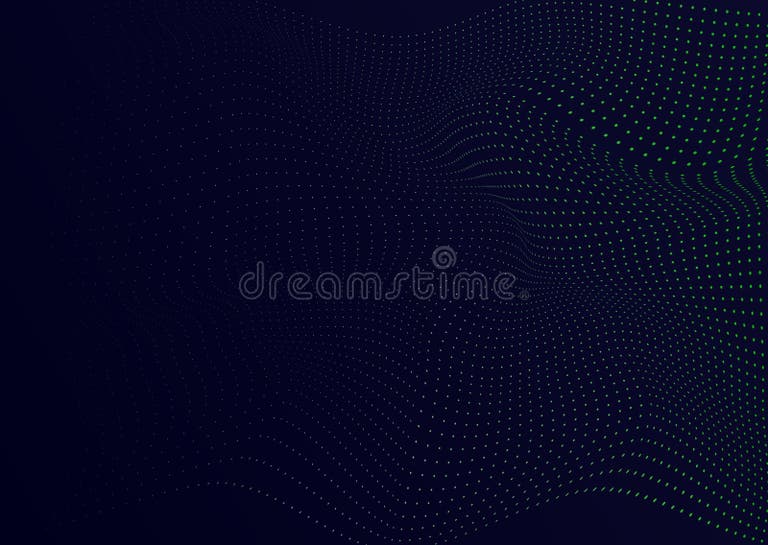 Blue Technology Background Abstract Dotted Pixel Element Network ...