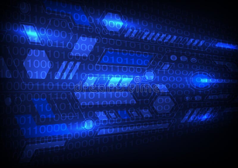 Dark Blue Technology Wallpaper