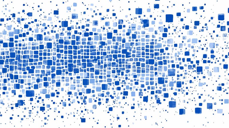 Blue Technology Squares Pattern Vector Illustration Stock Vector ...