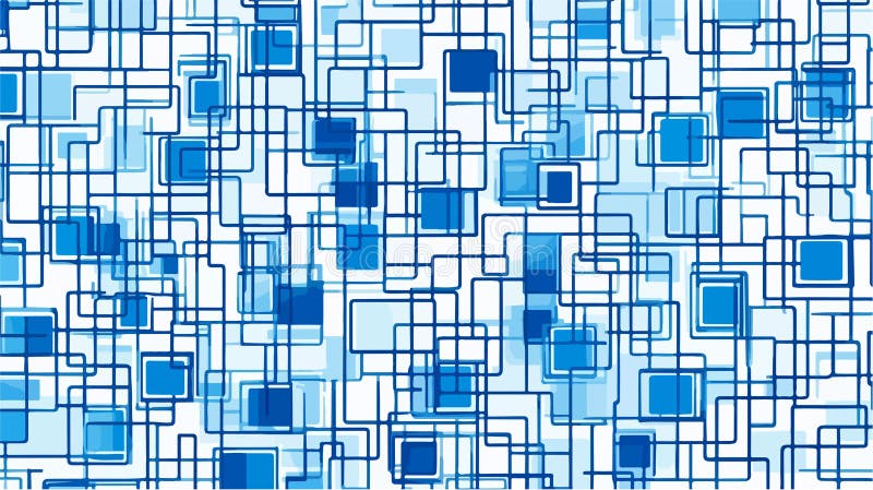 Blue Technology Squares Pattern Vector Illustration Stock Vector ...