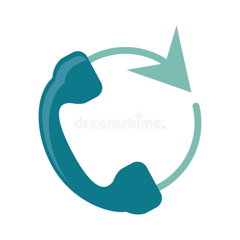 Blue Telephone Delivery Service Stock Vector - Illustration of icon ...