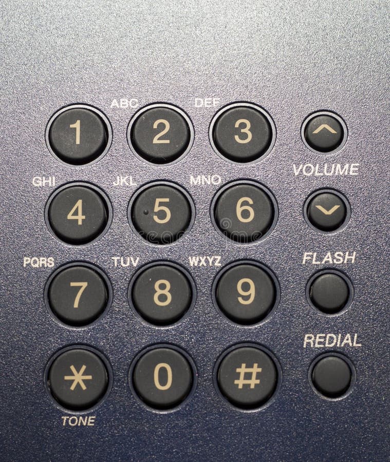 Blue Telephone Keypad stock image. Image of dial, keypad - 45602495