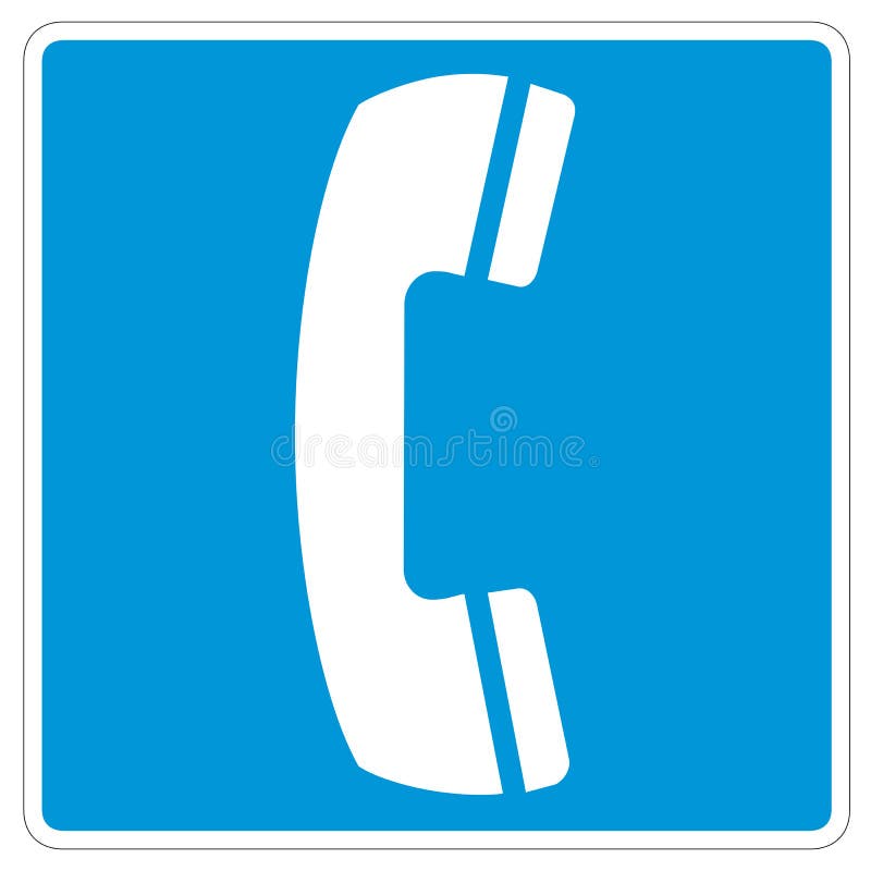 Blue Telephone Booth, Color Vector Isolated Cartoon-style Illustration ...