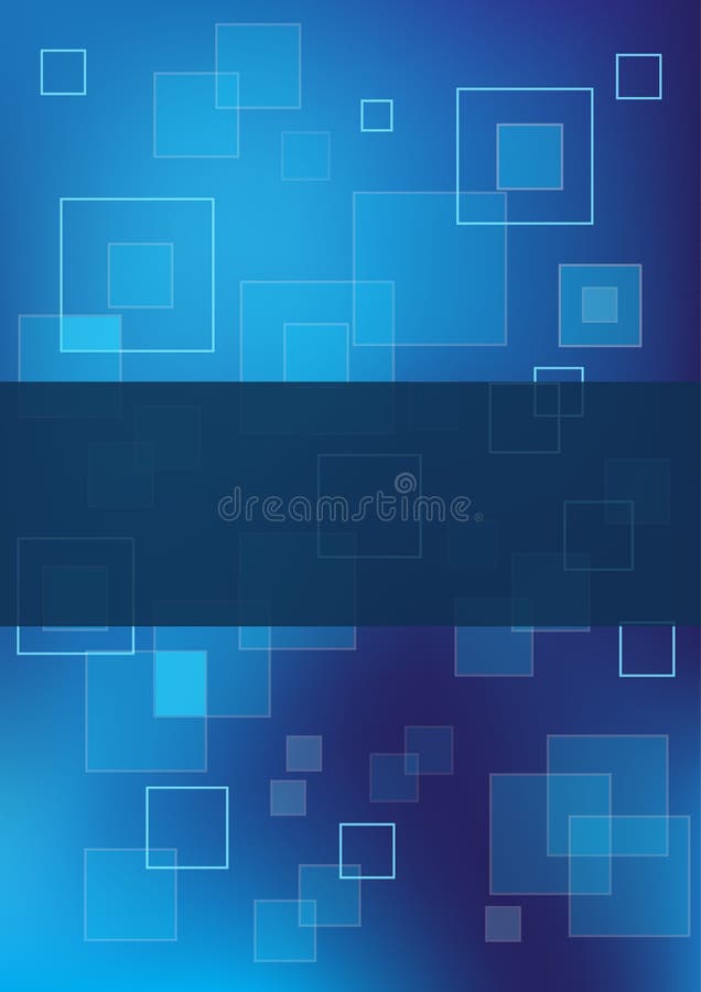 Blue template stock vector. Illustration of abstract - 28655328