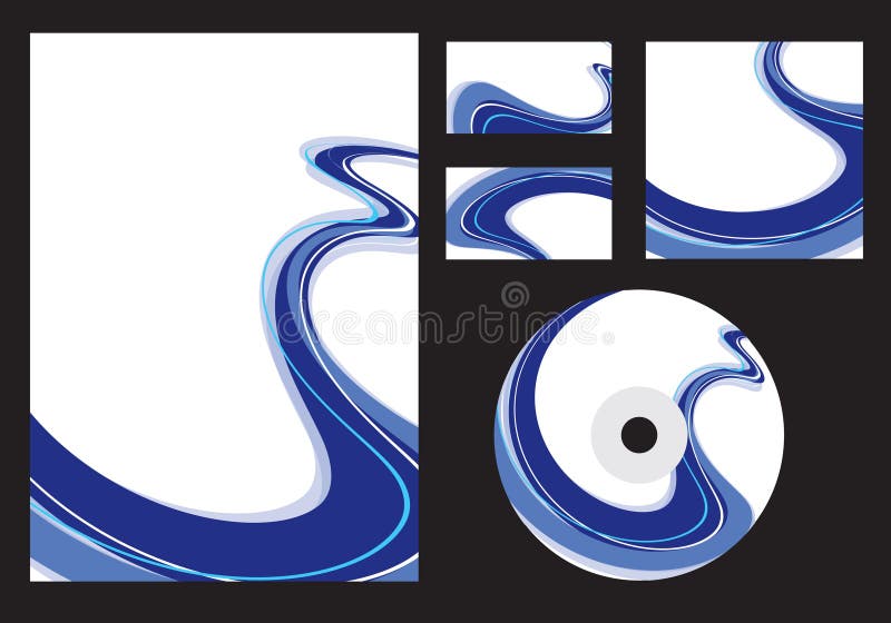 Blue templates stock vector. Illustration of identify - 11325992