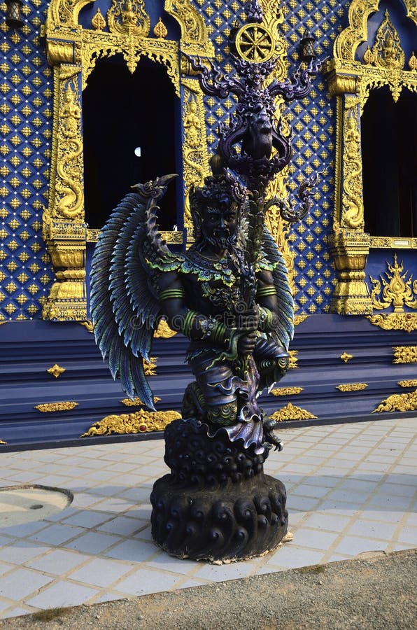 The blue temple stock photo. Image of temple, north, detail - 90079048