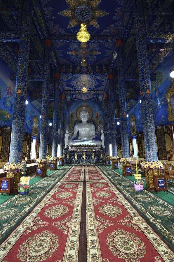 The blue temple stock image. Image of worship, landmark - 90081295