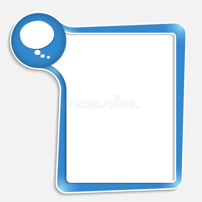 Text box stock vector. Illustration of element, blue - 34981311 Text box stock vector. Illustration of element, blue - 34981311