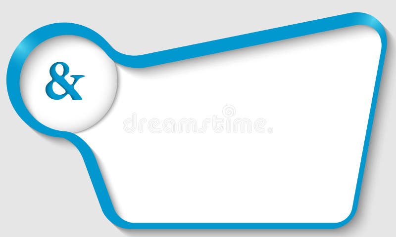 Blue text box stock vector. Illustration of frame, page - 35121104