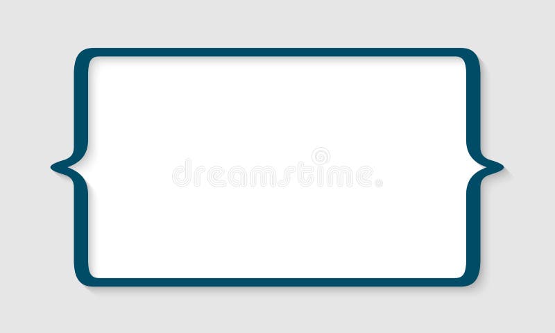 Blue text box stock vector. Illustration of sign, page - 35565292