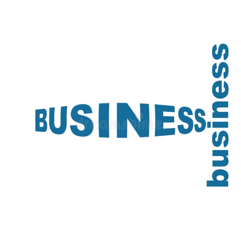 Blue Text Business Header Background Illustration Template Stock ...