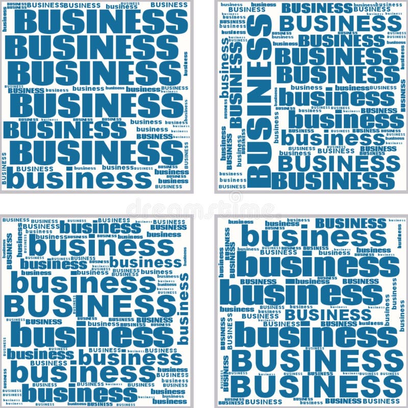 Blue Text Business Shapes Illustration Background Page Header Stock ...