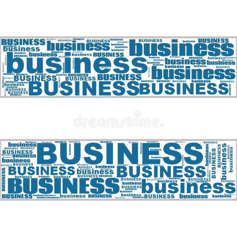 Blue Text Business Shapes Illustration Background Page Header Stock ...