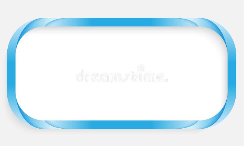 Blue text box stock vector. Illustration of shadow, border - 35565293