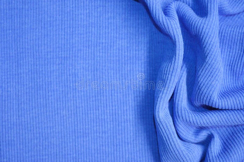 Blue Textile Pattern As a Background. Blue Material Texture on Fabric ...