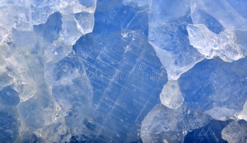 Blue Texture of Calcite Mineral Stock Image - Image of texture ...