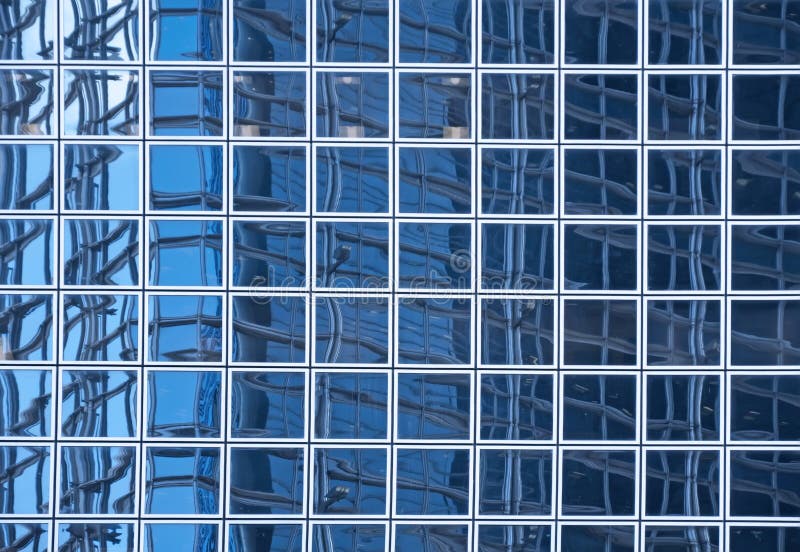 Blue Texture of Light Glass Buildings Stock Photo - Image of black ...