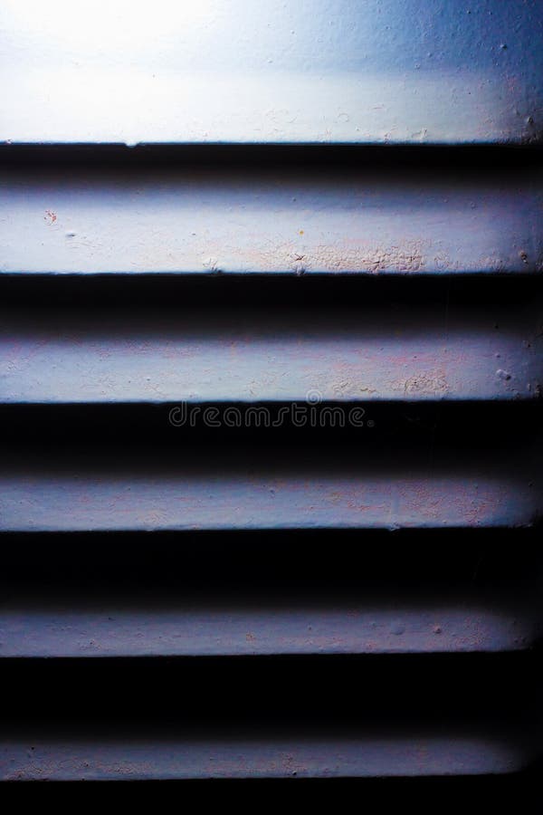 Blue Texture of Old Iron Shutters Stock Photo - Image of industrial ...