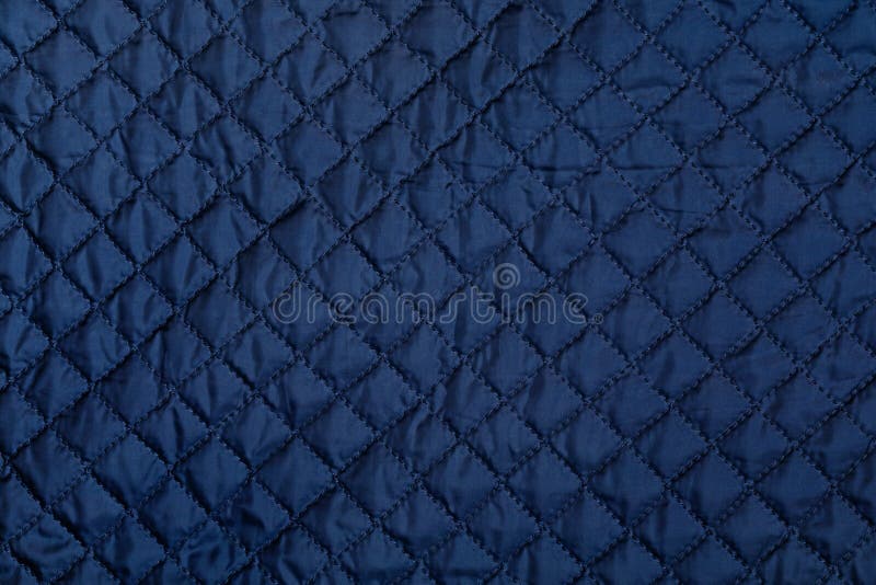 Blue Texture, Quilted Pattern of Puffer, Padded, Down Jacket Stock ...