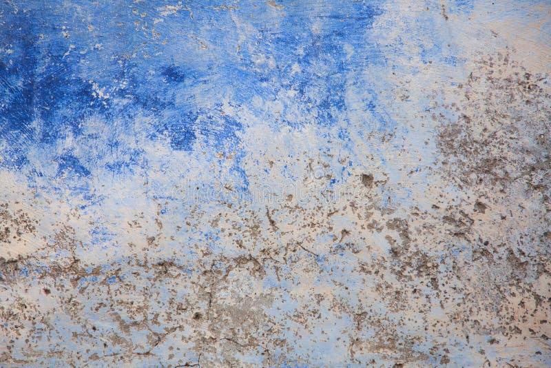 Blue Texture Wall that is Old Damaged Stock Photo - Image of antique ...