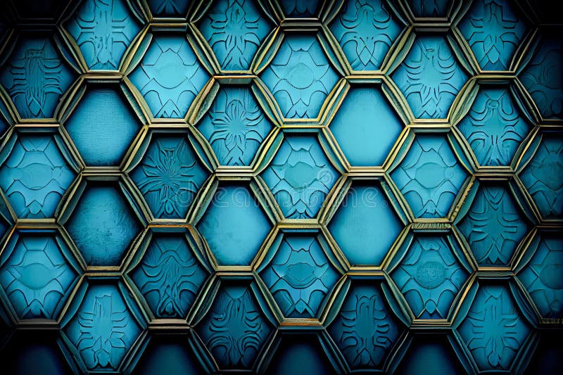 Blue Textured Background Blue Pattern Design Interior. Generative AI ...