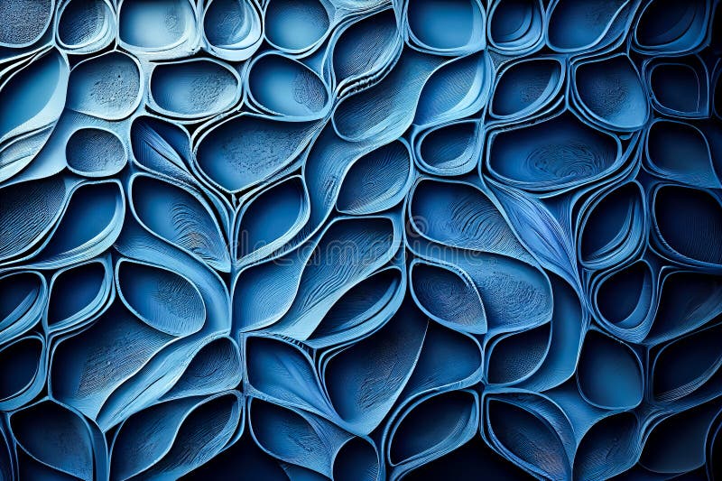 Blue Textured Background Blue Pattern Design Interior. Generative AI ...