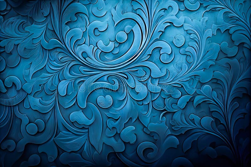 Blue Textured Background Blue Pattern Design Interior. Generative AI ...