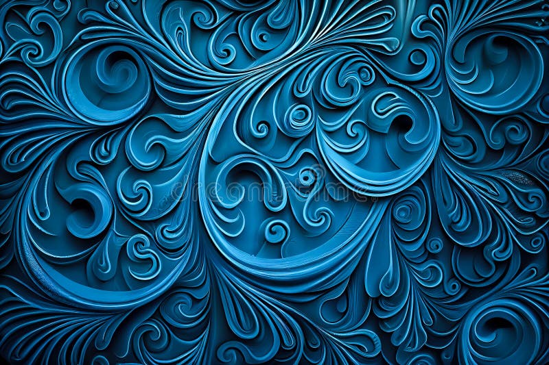 Blue Textured Background Blue Pattern Design Interior. Generative AI ...