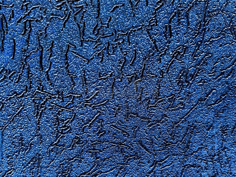 Blue Textured Background Showing Intricate Patterns and Uneven Surface ...