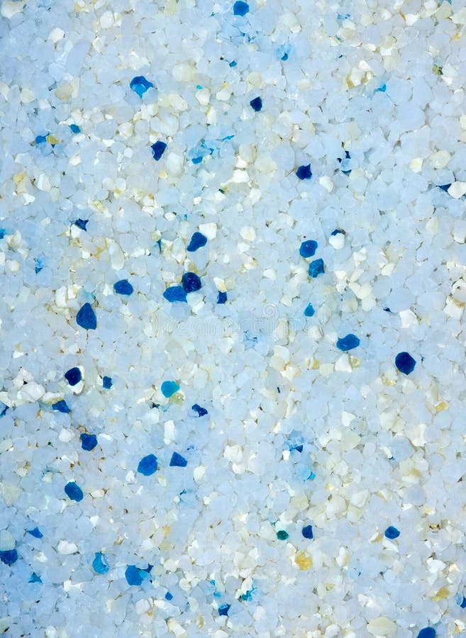 Blue Textured Bentonite Cat Litter Stock Photo - Image of textured ...