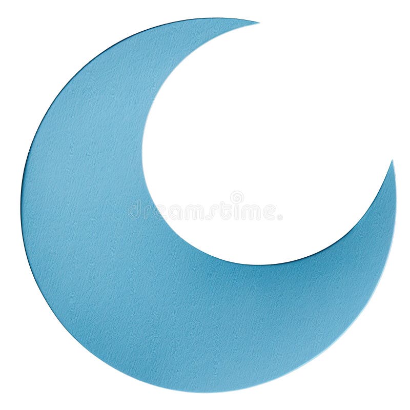 Blue Textured Paper Round Shape Sticker Stock Photo - Image of blank ...