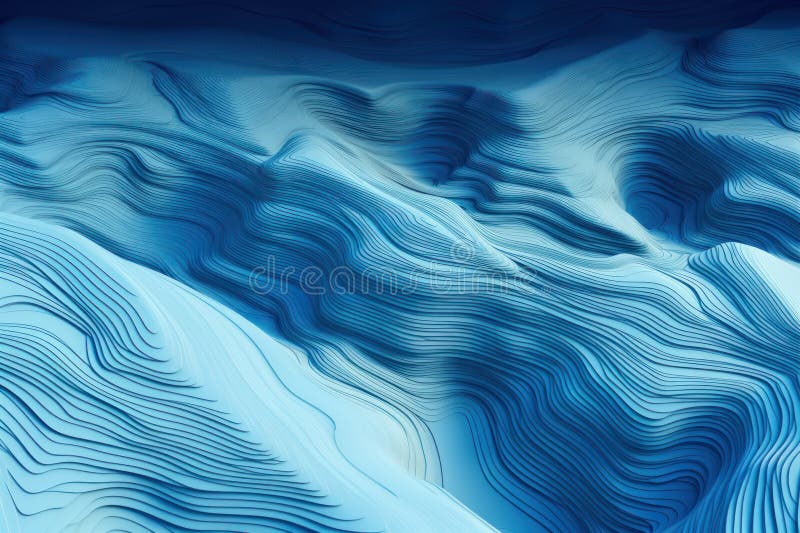 Blue Textured Pattern Fractal Seamless Gradients Background. Generative ...