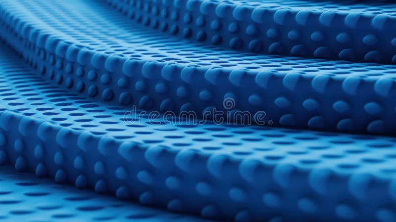 Blue Textured Surface with Raised Circular Patterns Creates a Dynamic ...