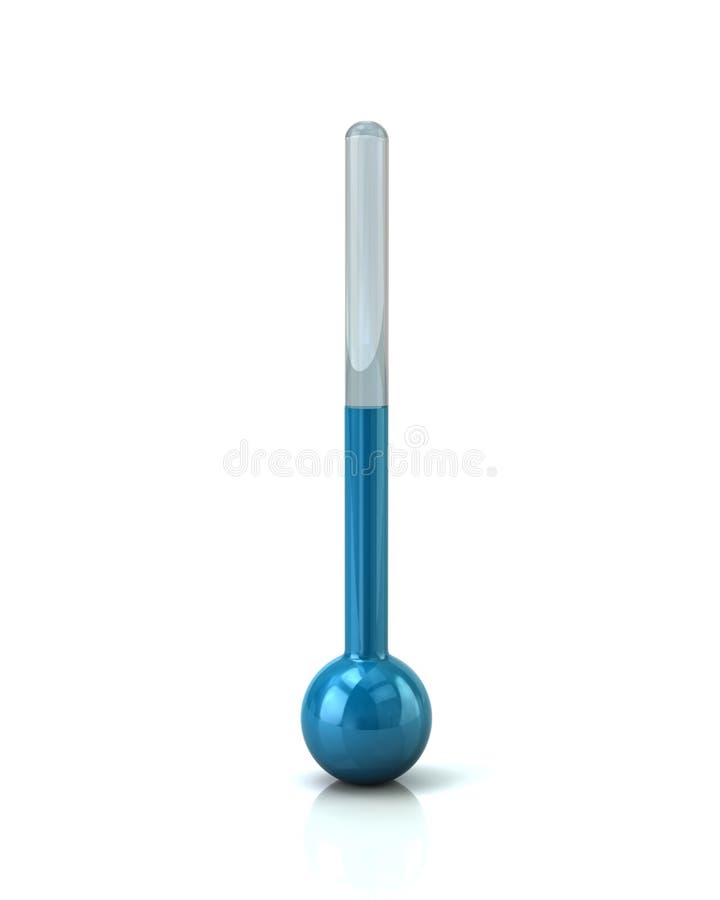 Blue thermometer icon stock illustration. Illustration of symbol - 94344147