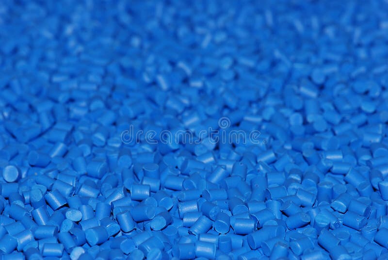 Blue thermoplastic resin stock photo. Image of background - 11699460