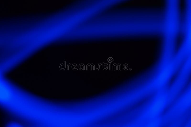Blue Thick Lines - Luminous 3d Composition, on a Black Background ...