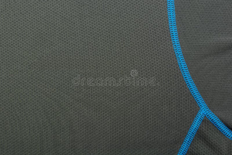 Blue Thread on a Fabric Pattern Used in the Clothing Industry Stock ...