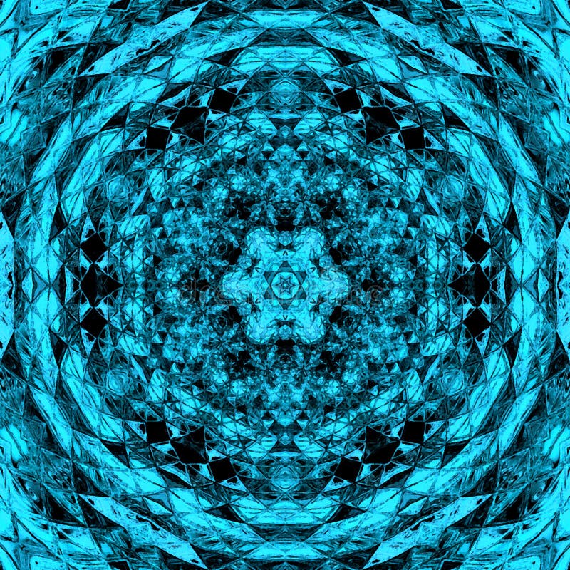 Blue Triangle Tile Arabesque for Rug and Carpet Stock Illustration ...