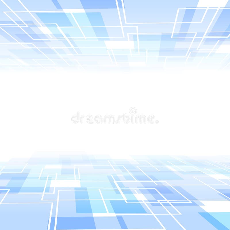 Abstract Smooth Light Blue Perspective Background. Stock Vector ...