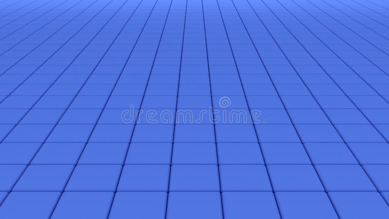 Blue Tile Flooring, Architecture Pattern Texture Background, 3d Stock ...