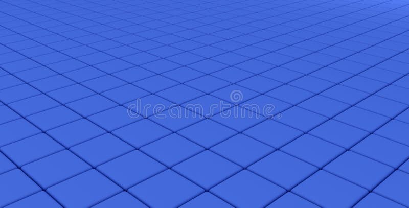 Blue Tile Flooring, Architecture Pattern Texture Background, 3d Stock ...