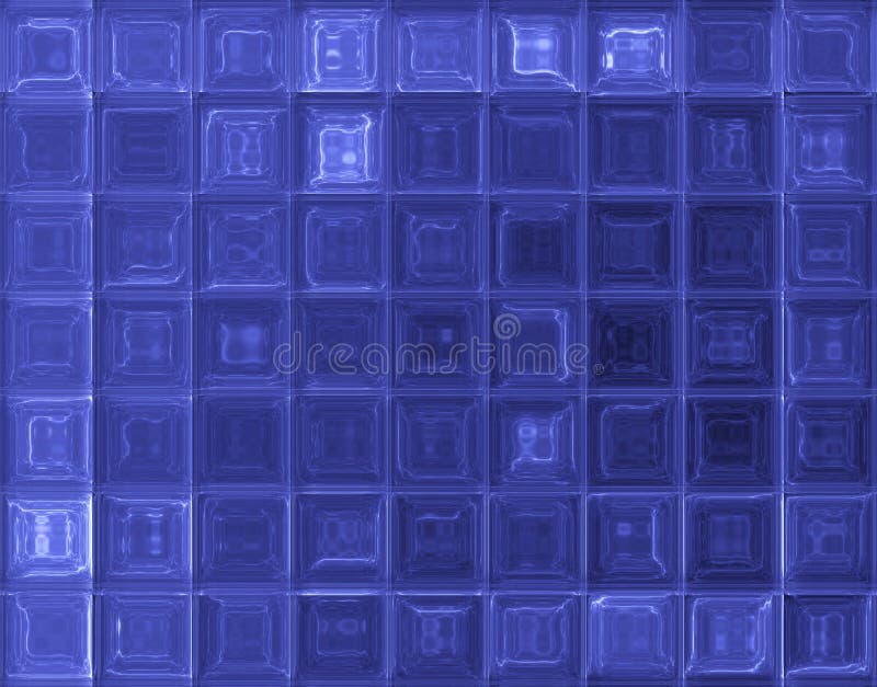 Blue tile mosaic stock illustration. Illustration of graphic - 93529134